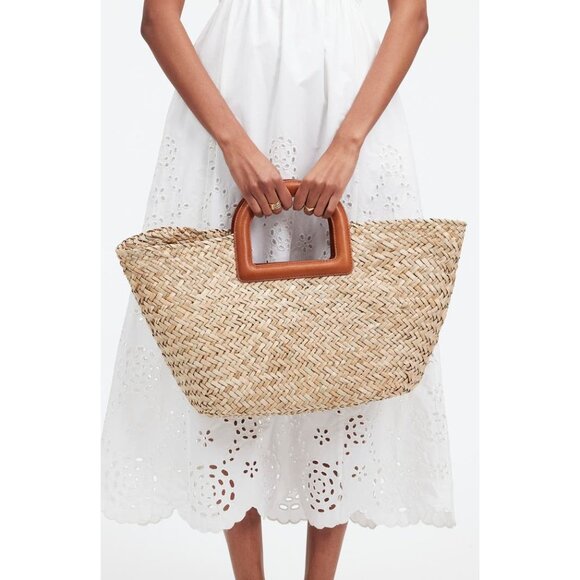 Madewell | Bags | New Madewell The Large Handwoven Straw Crossbody ...